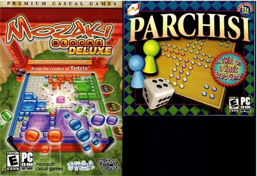 Mozaki Blocks Deluxe & Parchisi Pc New Win10 to Win98 2 Family Fun ...