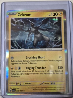 Zekrom 066/182 Rare Holo Near Mint | eBay