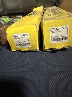 New Bussmann FRS R 250 Amp Fuse Energy Efficient Class RK5 600 Volt! | eBay
