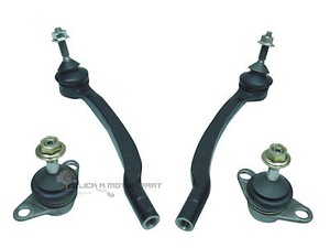 VOLVO XC90 2002-2014 FRONT STEERING 2 OUTER TRACK ROD ENDS & 2 LOWER ...