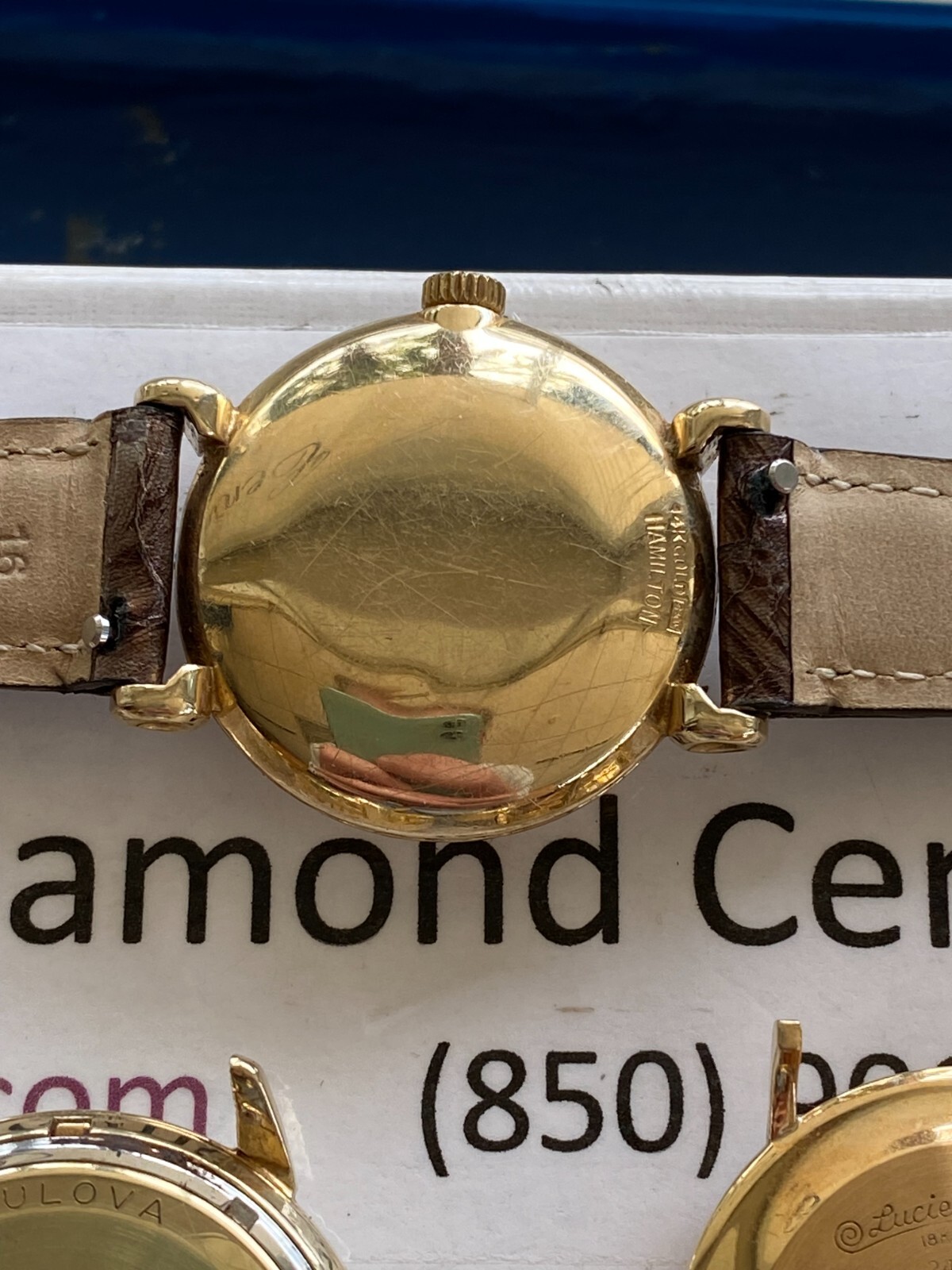 Mens Vintage Watch Collection 14K Accutron, Universal, Cyma, Movado ...