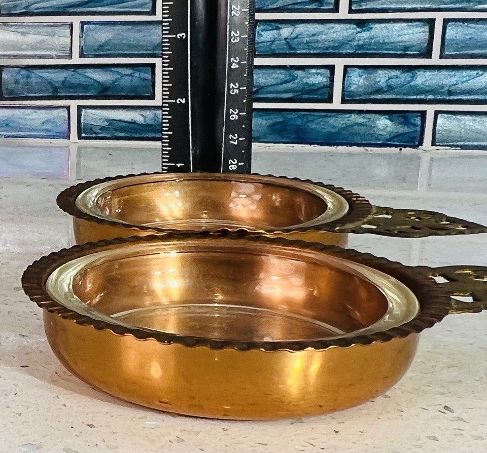 Vintage Copper & Brass Porringer Bowl Copper Kraft | eBay