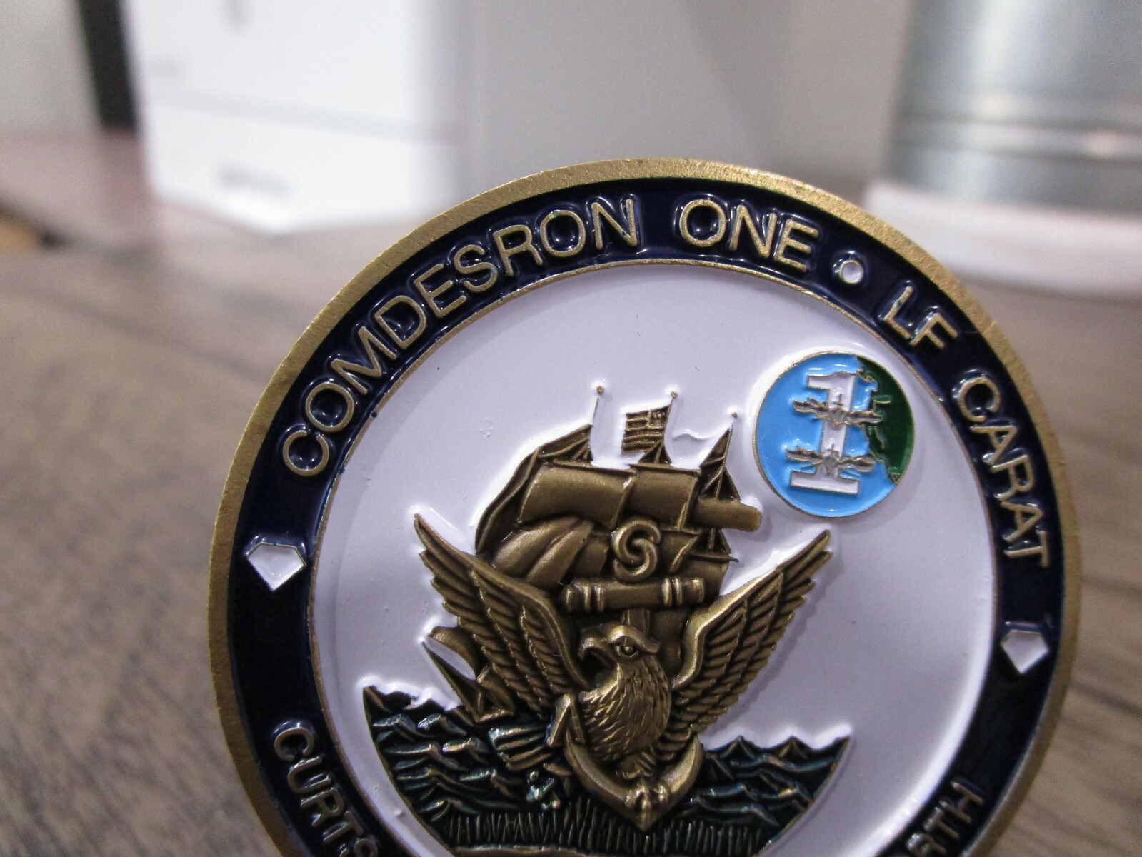 COMDESRON Destroyer Squadron 1 USN LF CARAT Challenge Coin #828H | eBay