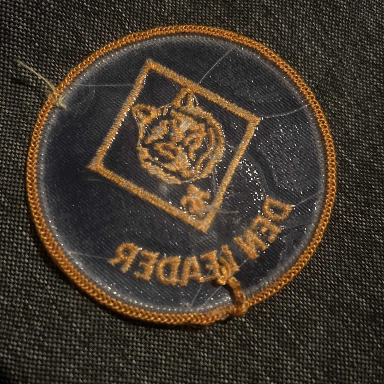 Older Boy Cub Scout Trained Den Leader Patch GMY Border | eBay