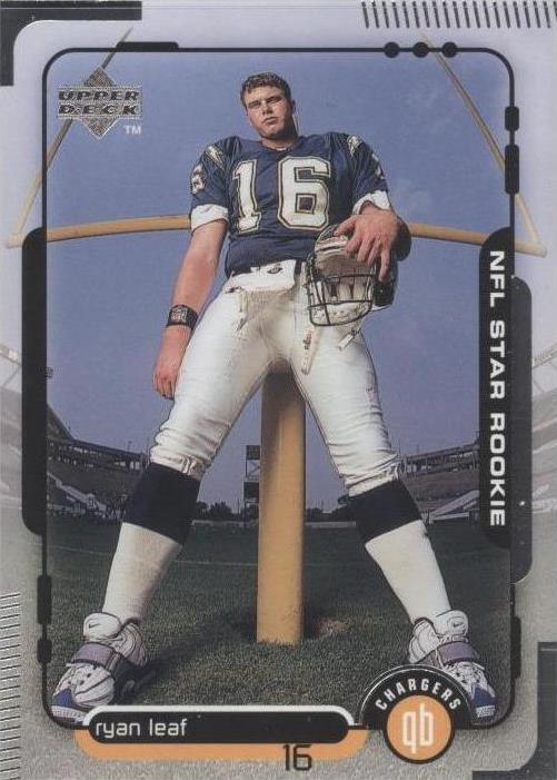 1998 Upper Deck - NFL Star Rookie Ryan Leaf #2 (RC) for sale online | eBay