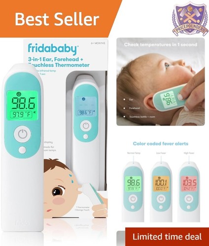 Fast and Accurate 3-in-1 Baby Thermometer - Ear, Forehead, Touchless Features | eBay