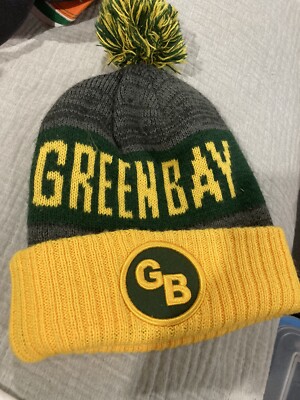 Green Bay Packers NFL Stocking Hat/Cap Beanie Hat Unisex one size fits ...