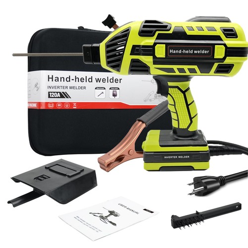 TRQWH Portable 110V ARC Welder Machine IGBT Inverter Green Welding Gun ...