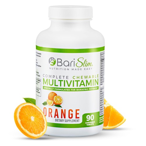 BariSlim Complete Chewable Bariatric Multivitamin Tablets - 45 mg Iron ...