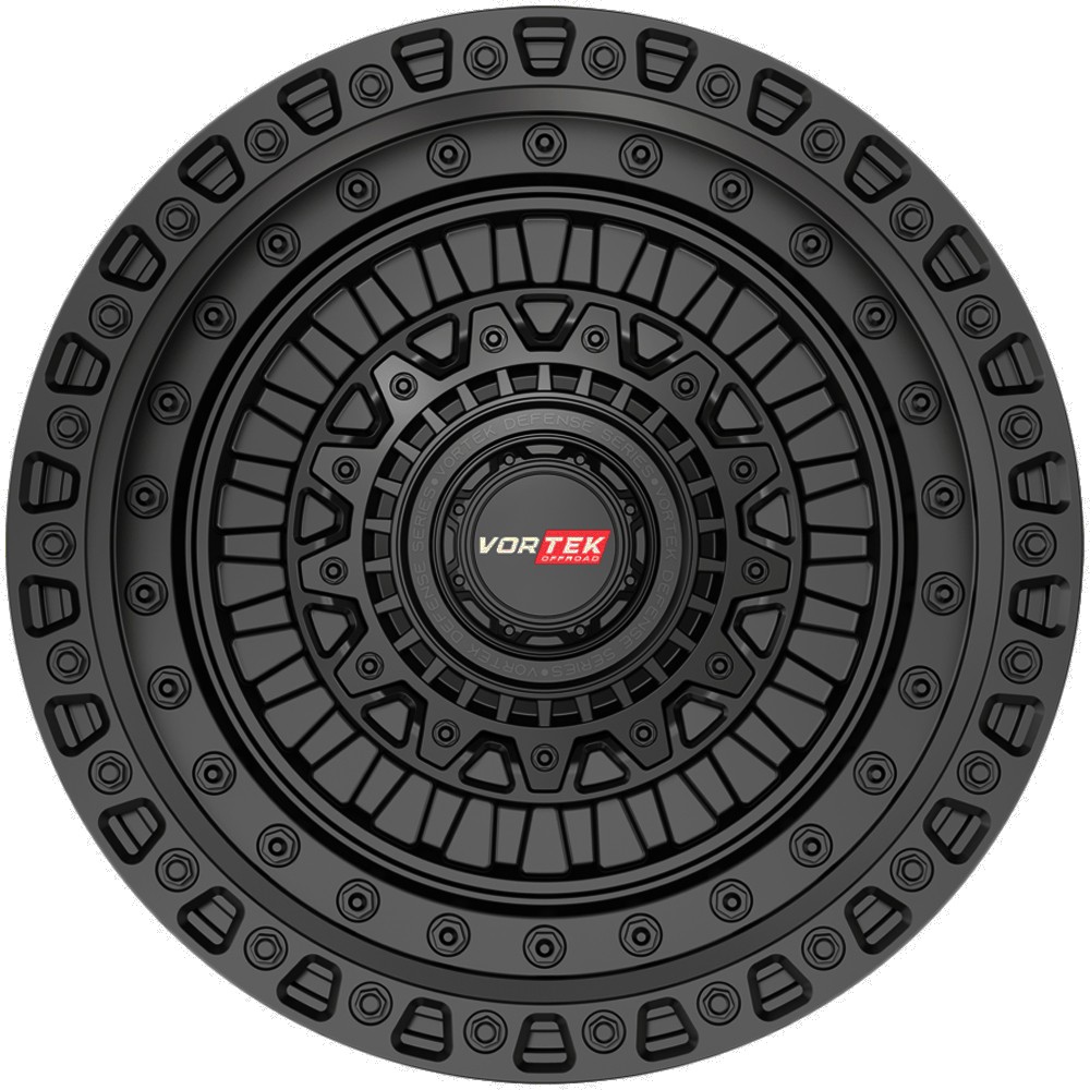 (4) Vortek VRD-703 20x9.5 8x6.5"/8x170 -18mm Matte Black Wheels Rims 20 ...
