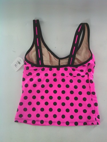 Dance Crop Top Bal Togs Medium Adult Pink Jazz Polka Dot | eBay