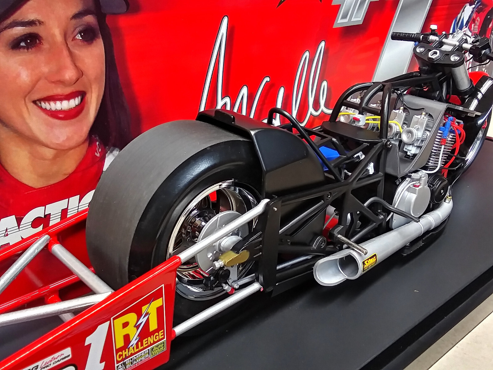 Vintage NHRA Angelle Seeling Winston 2001 Suzuki Pro Stock Bike 1:9 | eBay