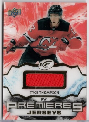 2021-22 Upper Deck Ice Tyce Thompson RC #IPA-TT Devils Ice Premieres ...