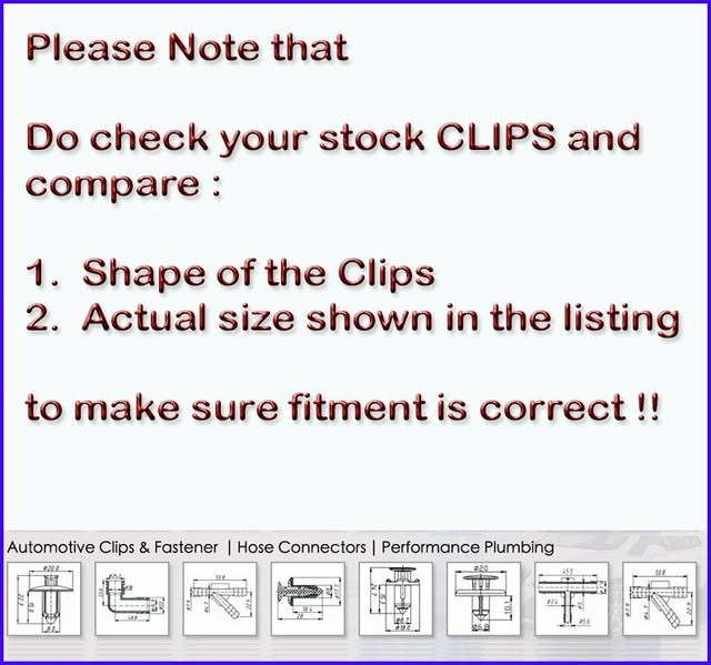 5PCS AUTOBAHN88 Fender M6 Metal Screw Fit For TOYOTA 9010506137 for ...