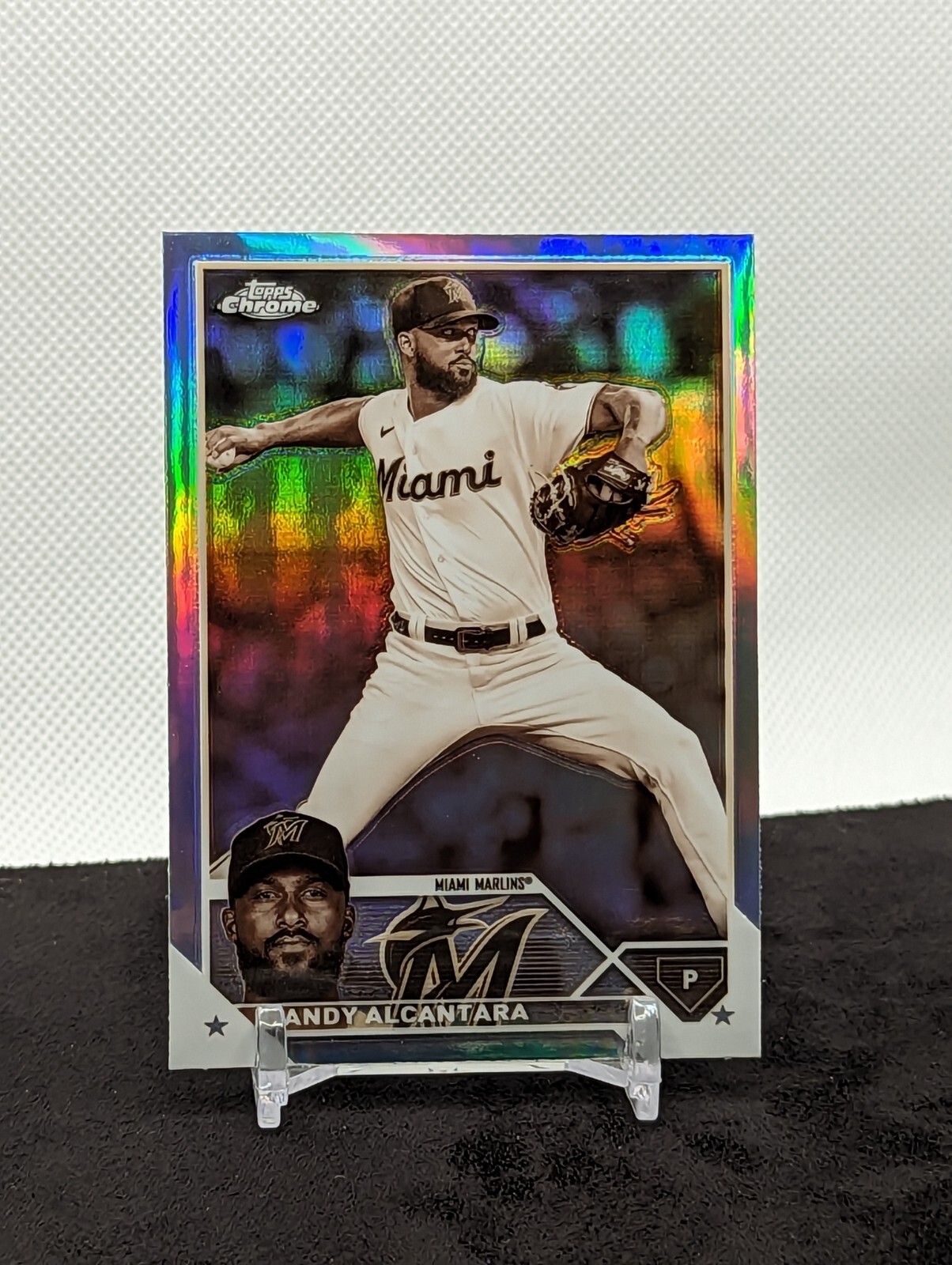 2023 Topps Chrome Sepia Refractor #74 Sandy Alcantara Miami Marlins | eBay