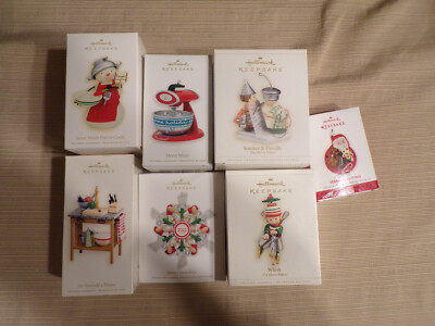 Choice Hallmark Keepsake Kitchen Themed Ornaments: Flavor/Snowflake ...