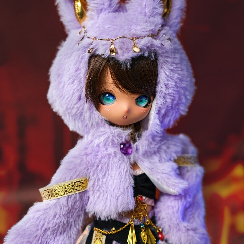 1/4 Mechanical Joint 40cm Girls BJD Dolls with Full Set Clothes Outfit ...