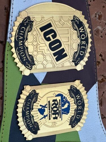 Jay Briscoe ROH world Heavyweight Championship Wrestling Title Belt ...