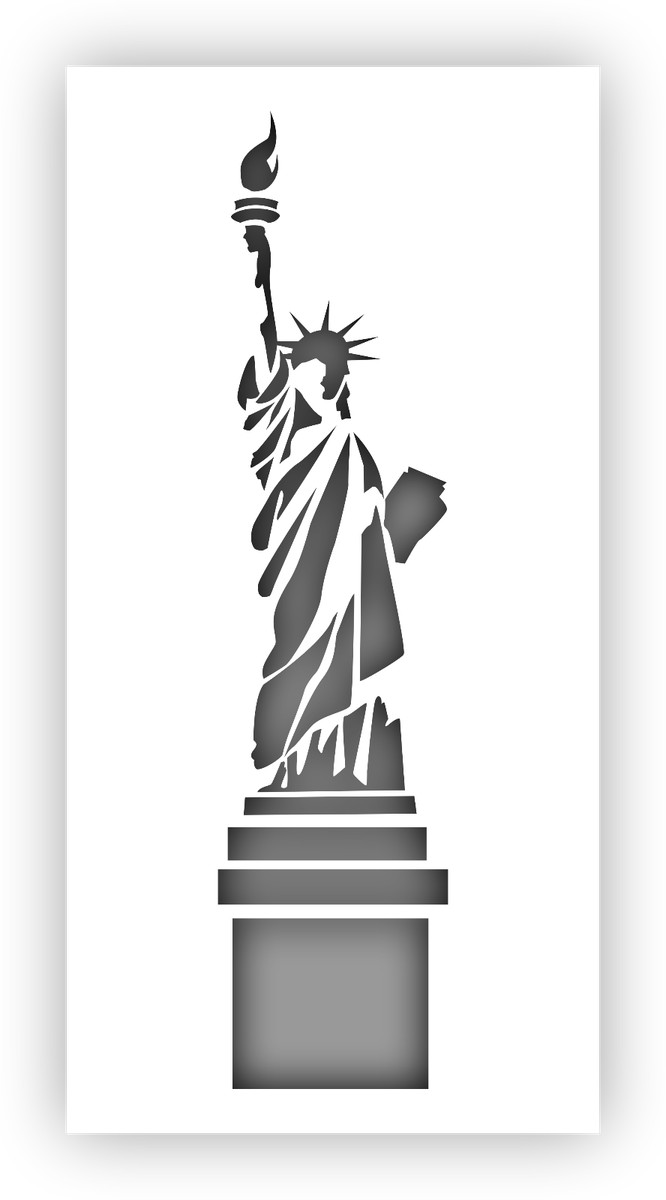 Statue Of Liberty Stencil