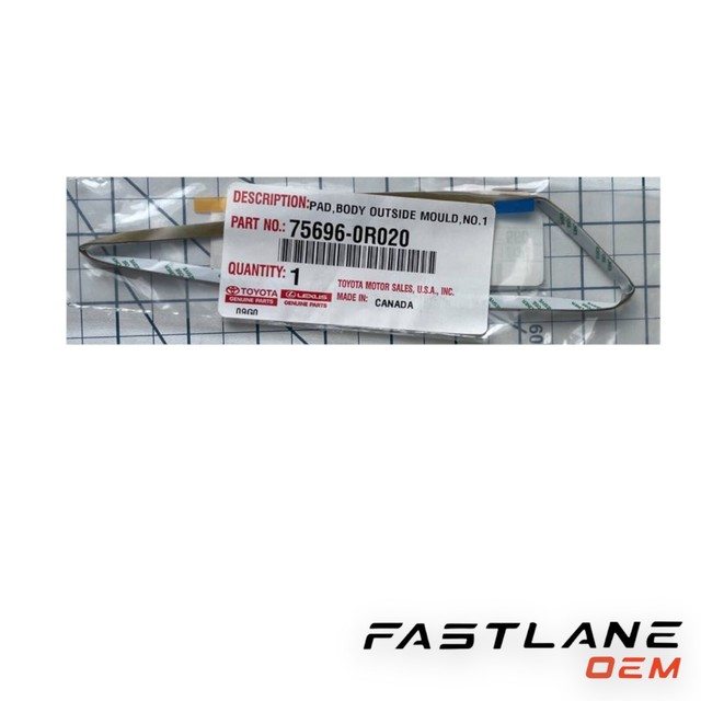 Genuine Toyota Pad Body Outside Mo 75696-0R020 for sale online | eBay