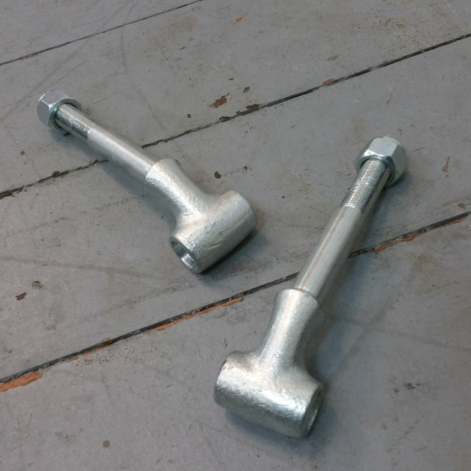 1927 - 1934 Ford Straight Axle Spring Perch Perches PAIR T Bucket Model ...