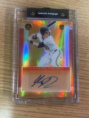 2021 Super Glow Henry Davis Auto Autograph Pirates Prospect #d /100 1sr ...