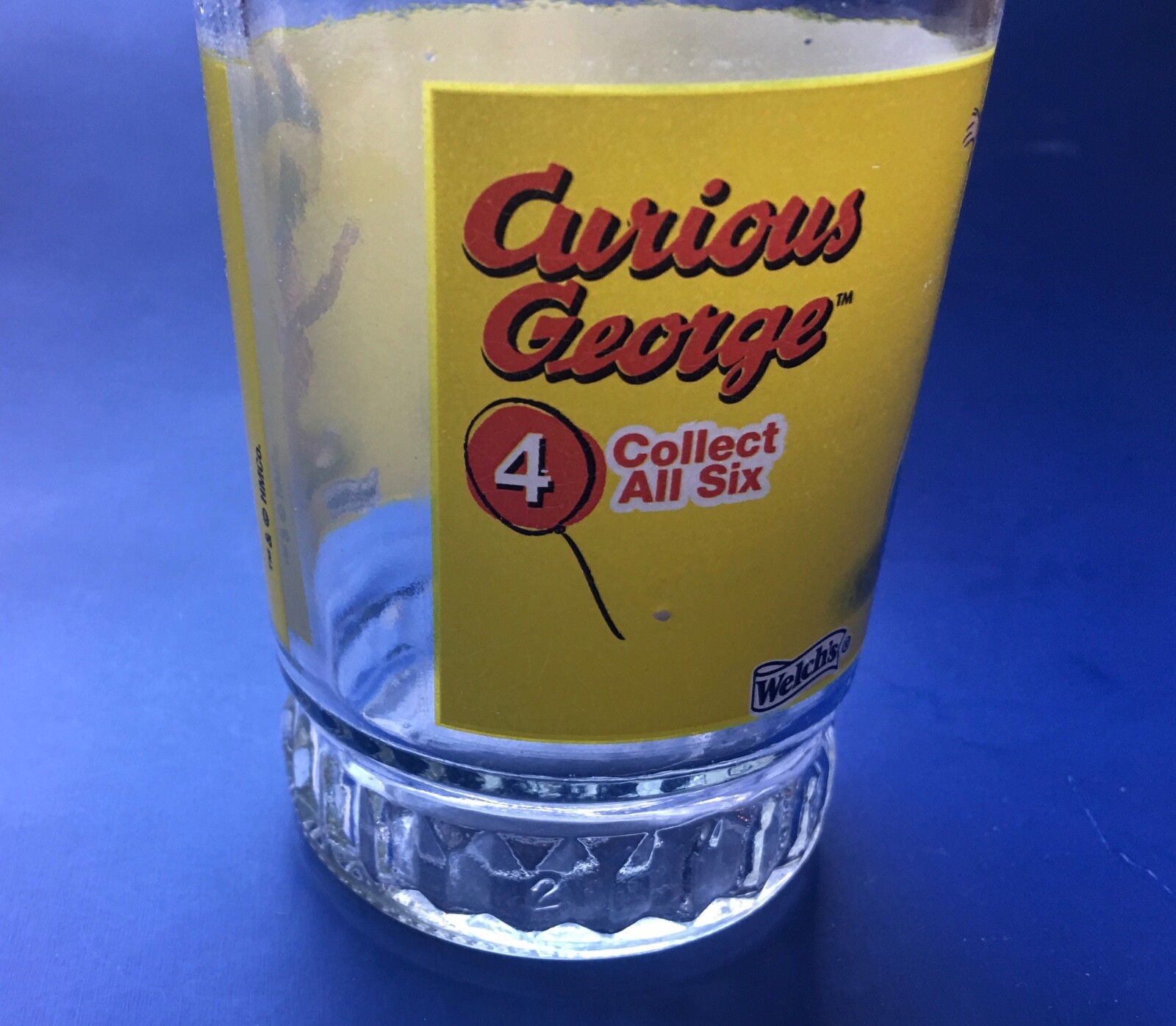 Welch's Curious George Jelly Glass #4 of 6 | eBay