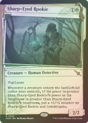 Sharp-Eyed Rookie (Showcase) Murders at Karlov Manor Foil | eBay