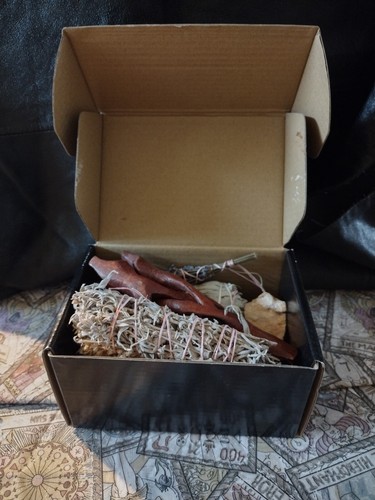White Sage Smudge Stick Kit Smudging Kit Palo Santo Abalone Shell ...