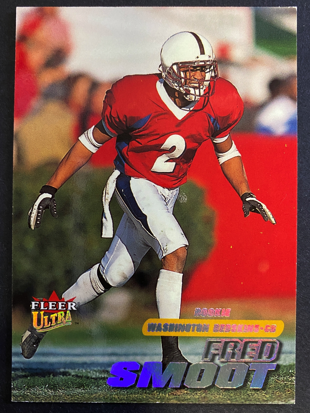 Fred Smoot 2001 Fleer Ultra Rookie Card /2499 Washington Redskins #295 ...
