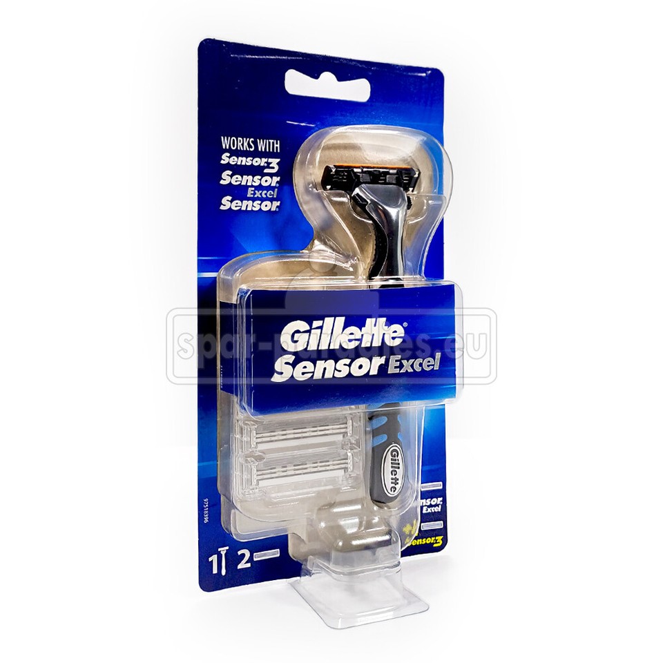 Gillette Sensor Excel Rasierer Rasierapparat Nassrasierer inkl. 3 ...