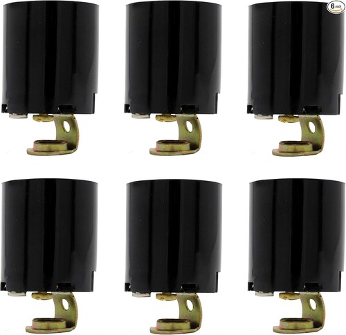 Medium Base E26 Fixture Socket, for Incandescent Bulbs, One-Piece ...