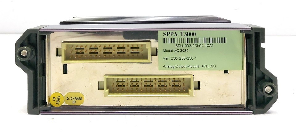 Modulo Di Uscita Analogico Siemens SPPA-T3000 AO3032 4CH AO 6DU1303 ...