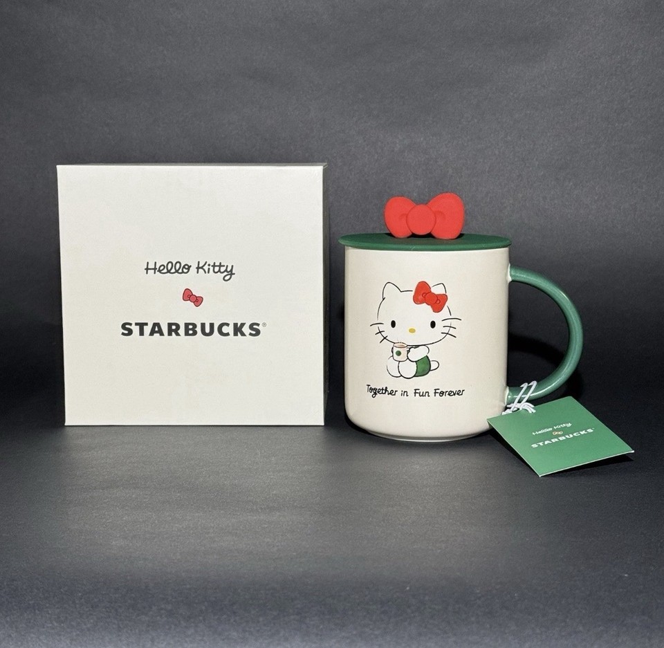 Starbucks Hello Kitty CERAMIC Mug cup 355ml (16 oz) Limited Edition | eBay