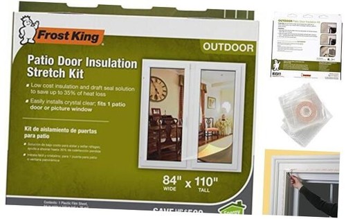 V96H Outdoor Stretch Window Kit, 84in x 110in, Clear 84-Inch by 110 ...