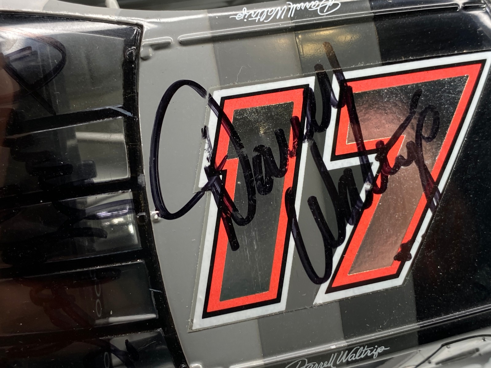 Darrell Waltrip 2x Signed Ertl 1:18 Western Auto Lumina NASCAR diecast ...