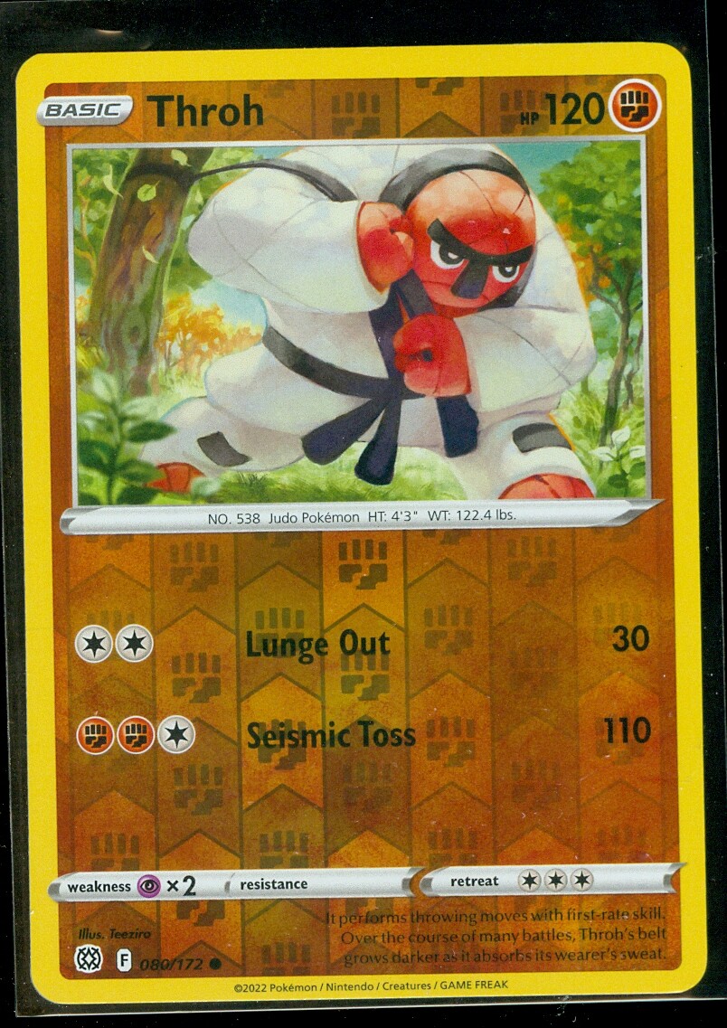 Pokemon Throh Card