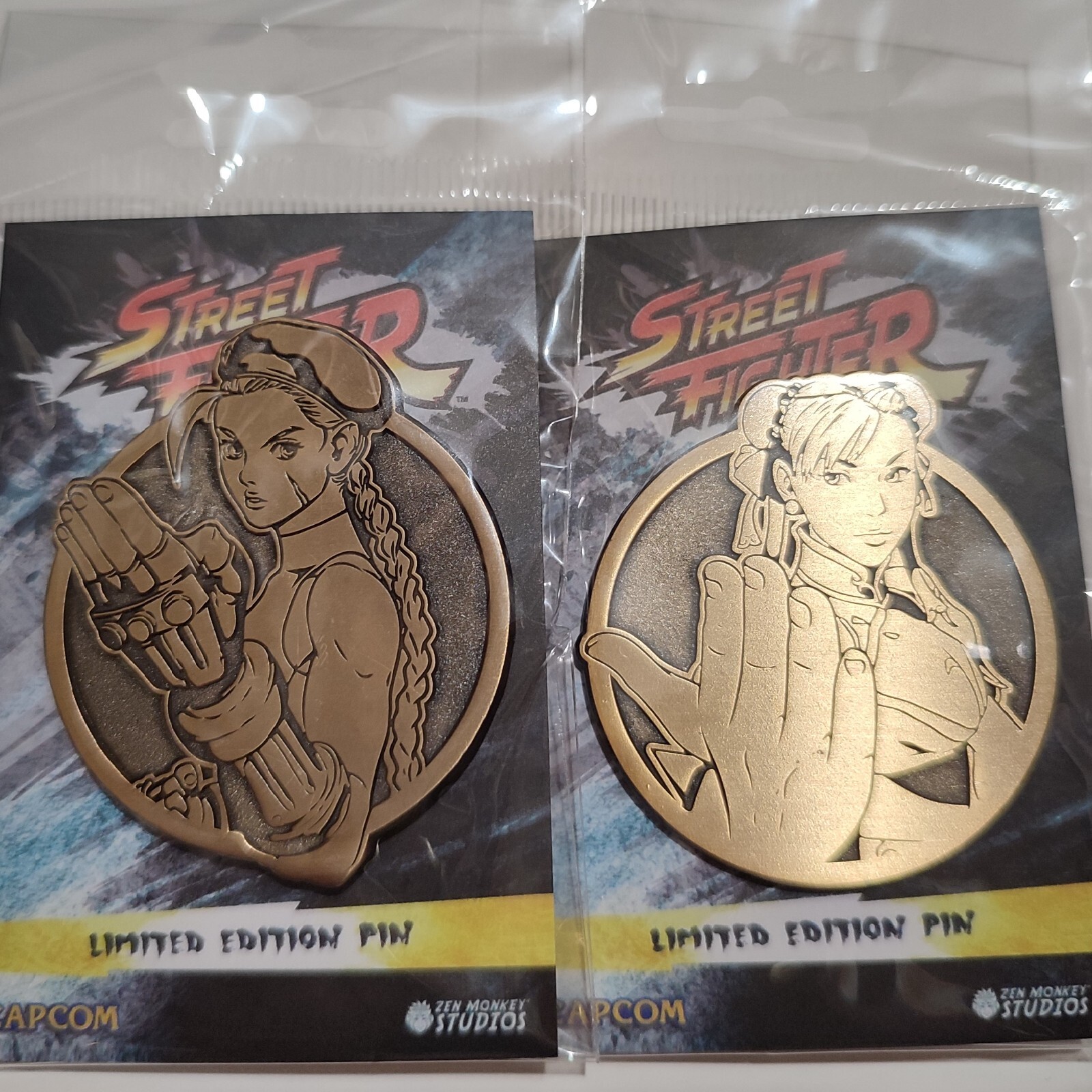 Street Fighter Chun-Li & Cammy Limited Edition Enamel Pins Set Of 2 | eBay