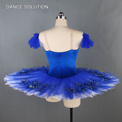 Blue Bird Royal Blue Professional Ballet Dance Tutu Ruffle Edges Dress ...