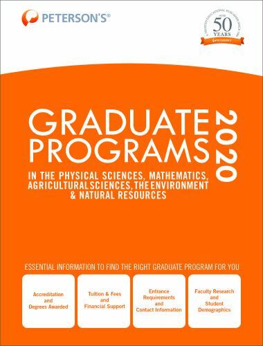Graduate Programs in the Physical Sciences, Mathematics, Agricultural ...
