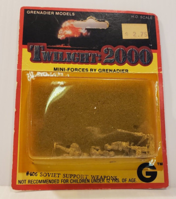 Grenadier Mini Twilight 2000 Mini Soviet Support Weapons Pack Tabletop ...