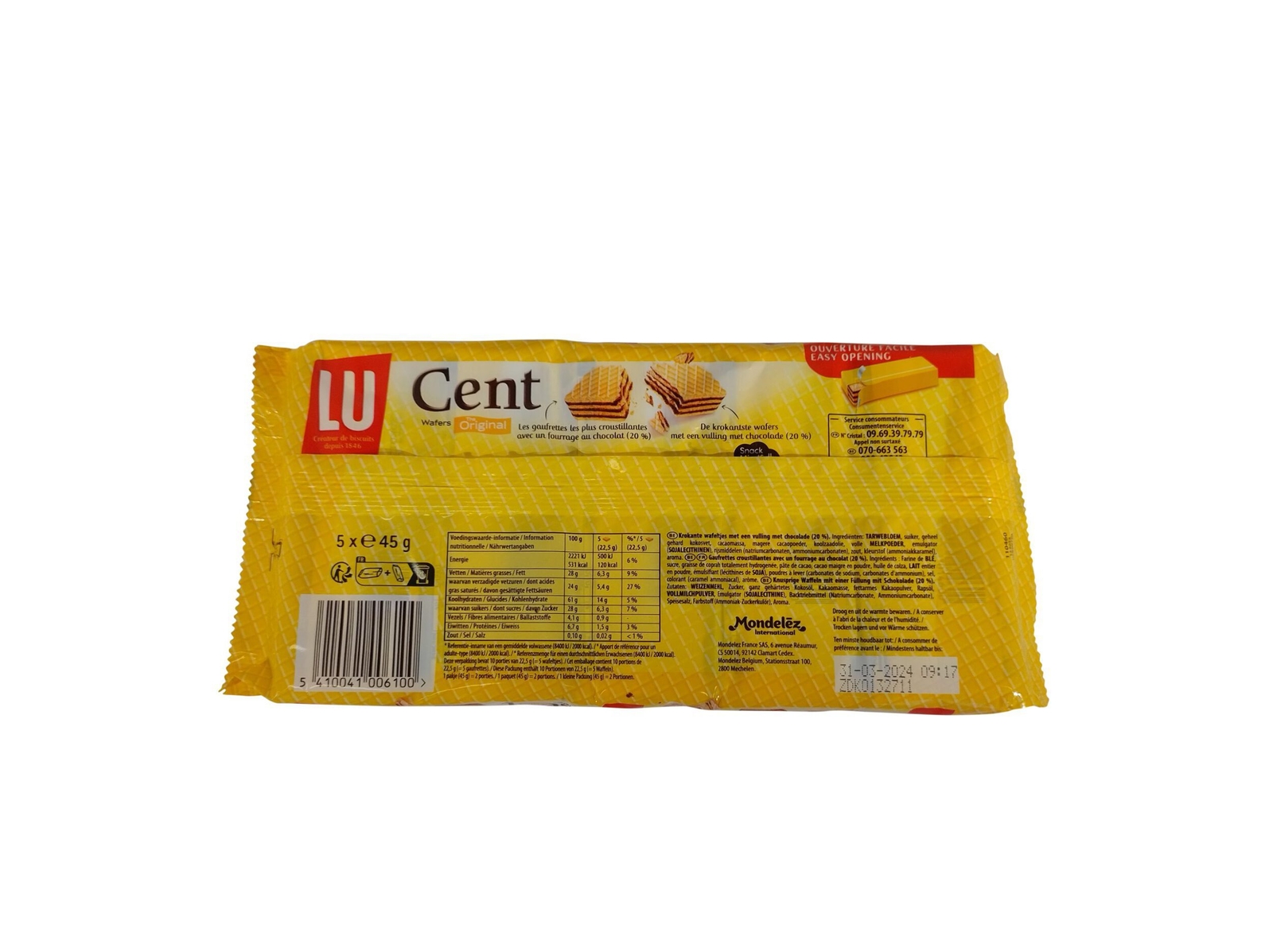 LU Cookies | Cent Wafers Chocolatewafers LU Biscuits 5 Pieces | 7,9 Oz ...