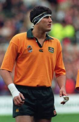 Australian Wallabies Rugby Union Captain John Eales No 4 Old Photo | eBay