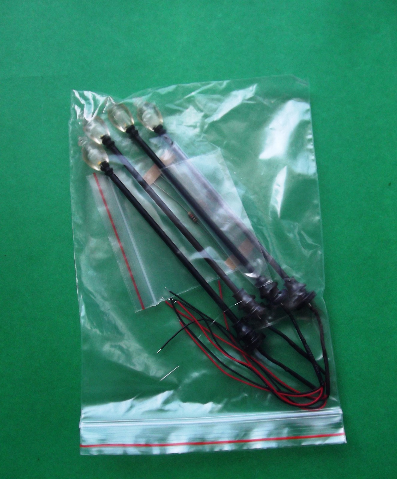 SL1B O 1:48 4pcs Scale Model Lights Train Railway Layout LED Lamppost ...