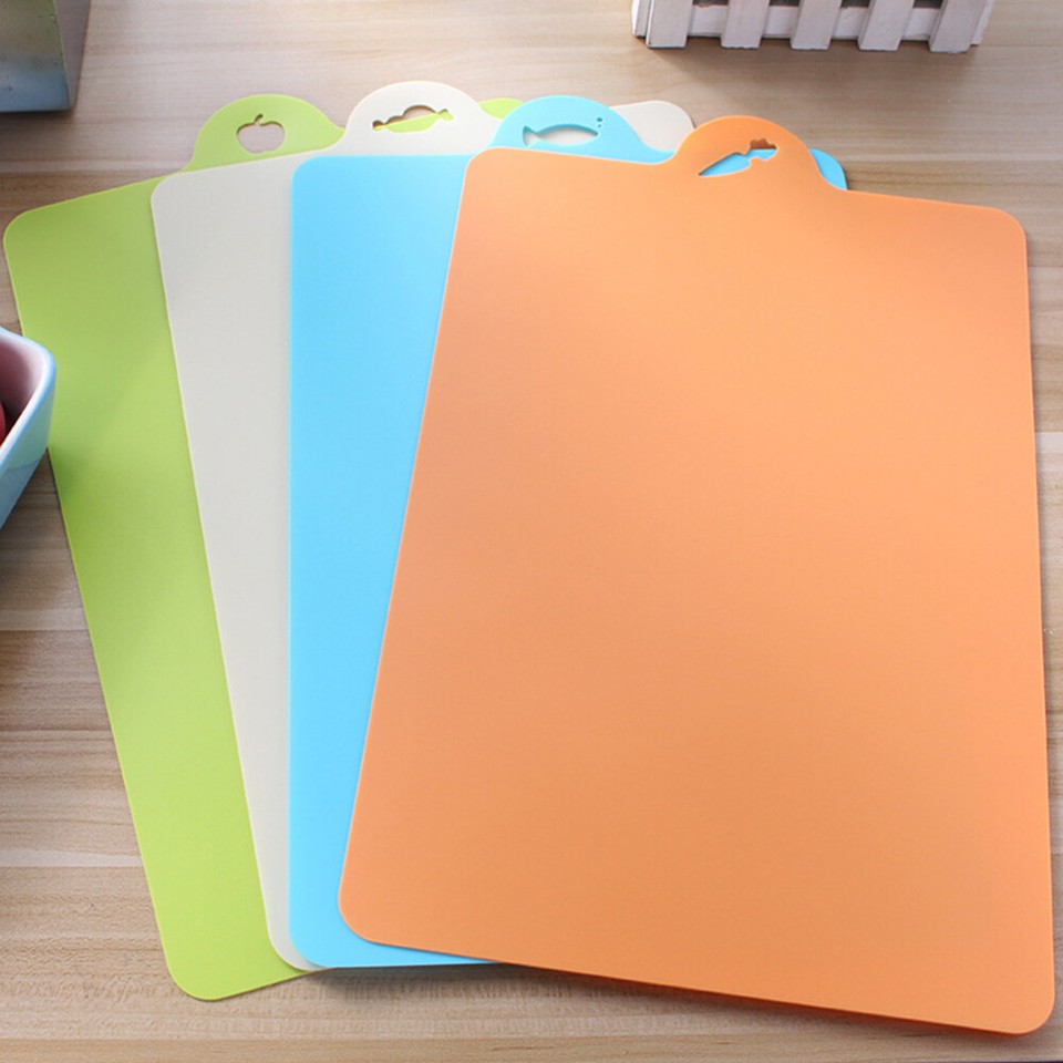 4pcs Color-Code Cutting Boards Flexible Cutting Board for Kitchen Bar ...