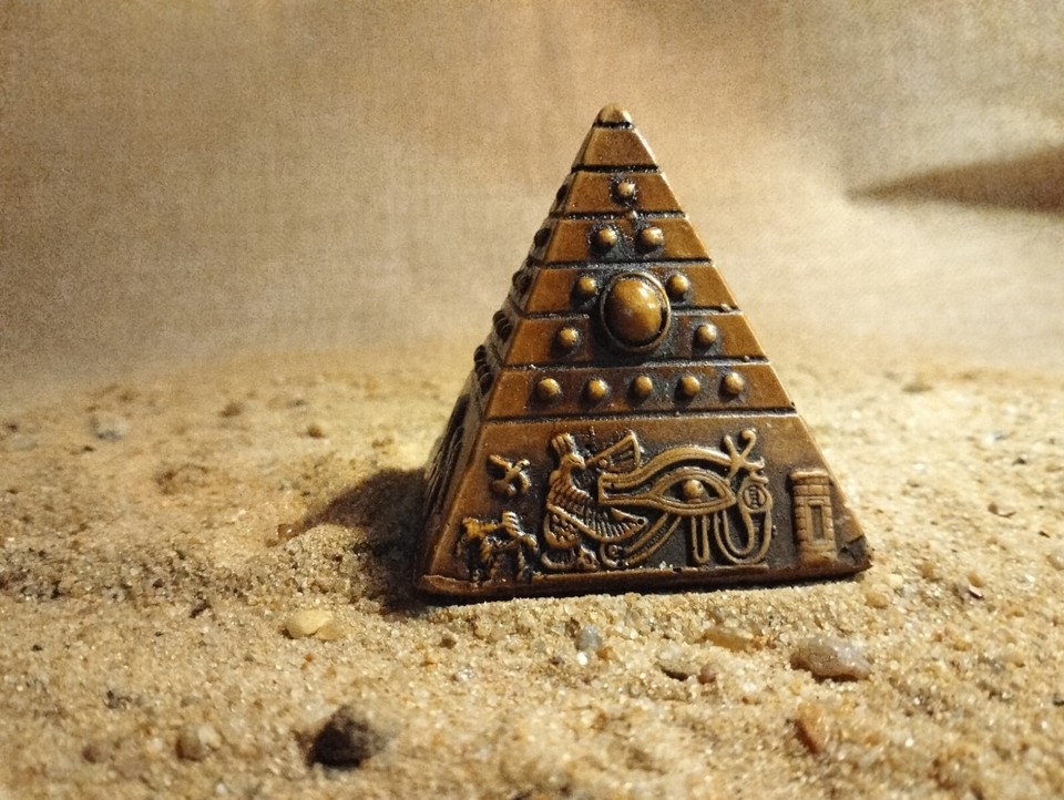 3 Amazing Solid Hand Carved of Ancient Egyptian Pyramids.Antique GIFT ...