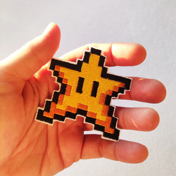 Nintendo Patch Super Mario Characters Embroidered 8Bit Iron-On 2.35" | eBay