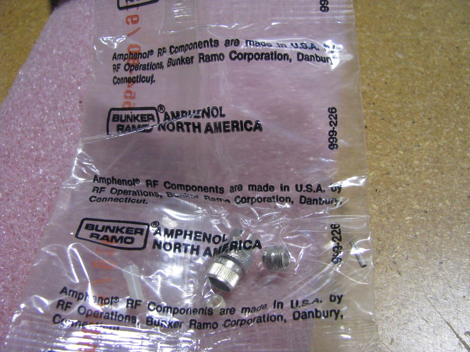 AMPHENOL COAXIAL CONNECTOR # 45075 NSN: 5935-00-729-3711 | eBay