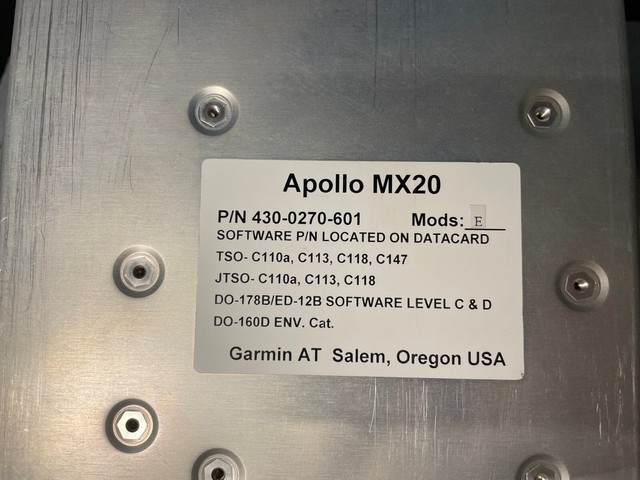 Garmin Apollo Mx20 Multi Function Display With Tray for sale online | eBay