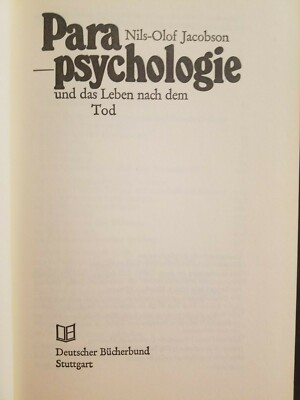 Leben nach dem Tod? Jacobson, Nils-Olof | eBay